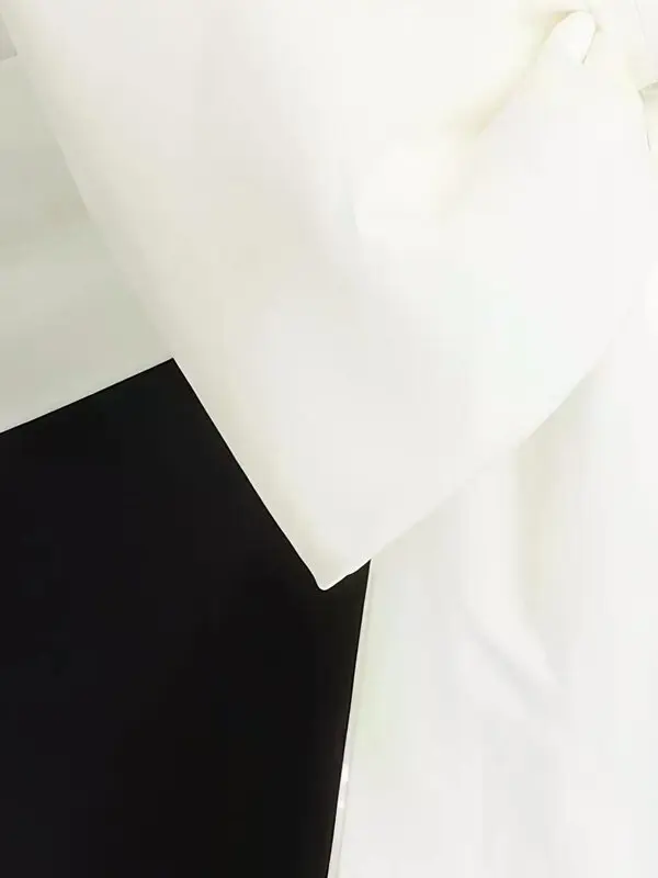 Tadashi Shoji Bow-detail Panelled Dress - Black