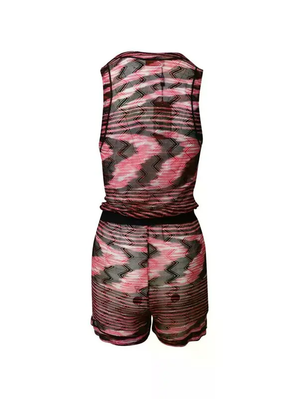 Missoni Zig-zag Patterned Playsuit