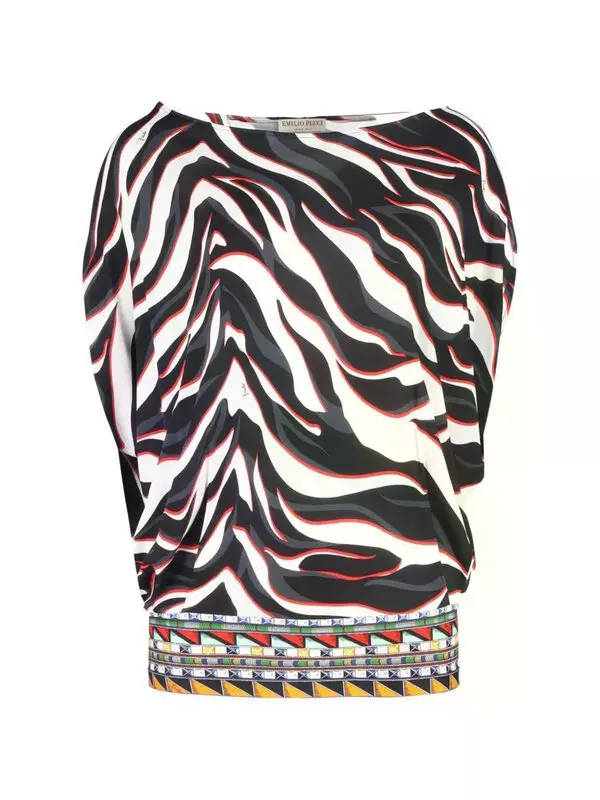 Emilio Pucci Animal-print Top