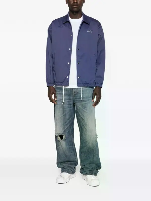 Undercover Press-stud Jacket - Blue