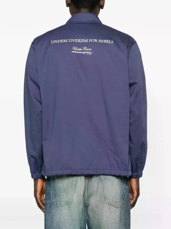 Undercover Press-stud Jacket - Blue