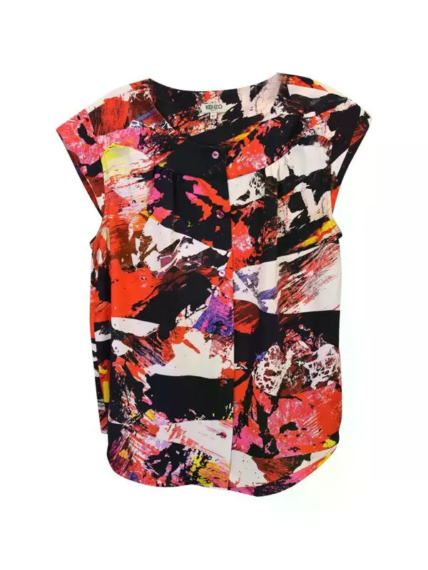 Kenzo Printed Crewneck Blouse