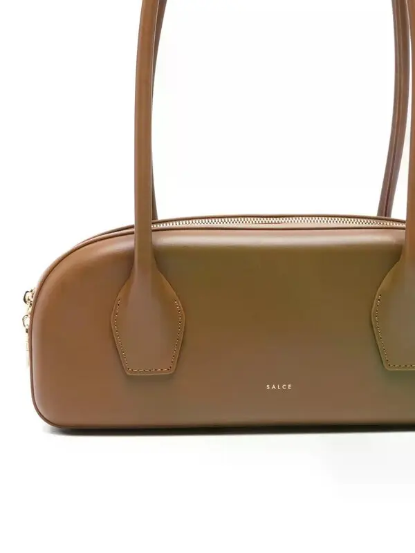 SALCE Rounded Shoulder Bag - Brown