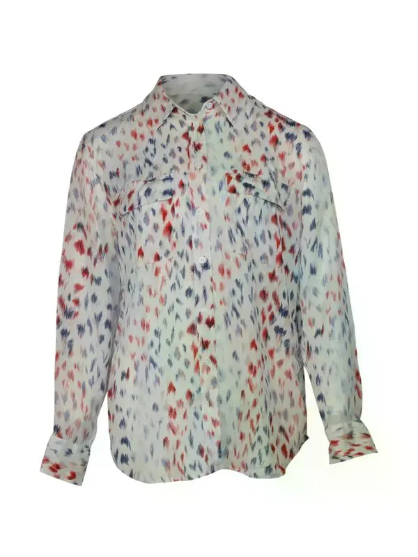 Equipment Printed Button-up Shirt