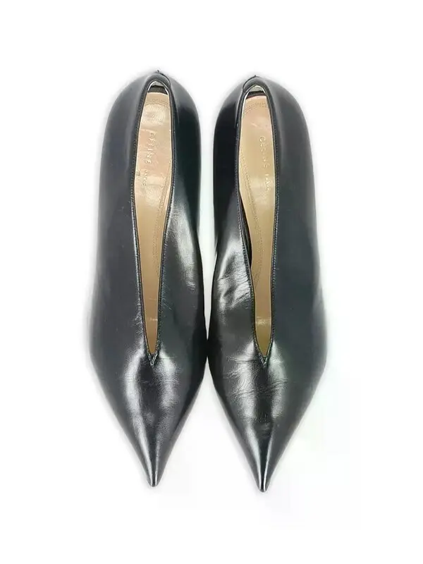 Celine V-neck Pointed Toe Pumps