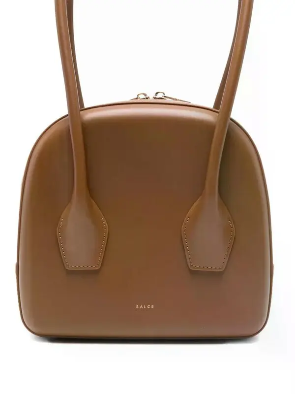 SALCE Rounded Shoulder Bag - Brown