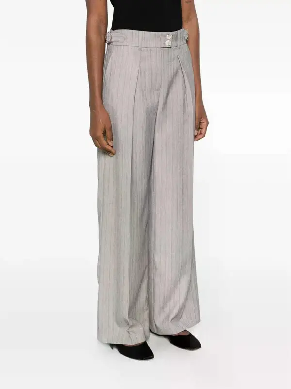 Patrizia Pepe Pinstriped Palazzo Pants