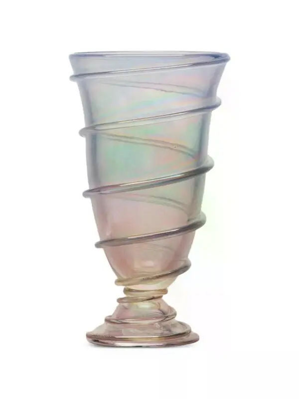 Sophie Bille Brahe Murano Cellophane Sky Vase - White