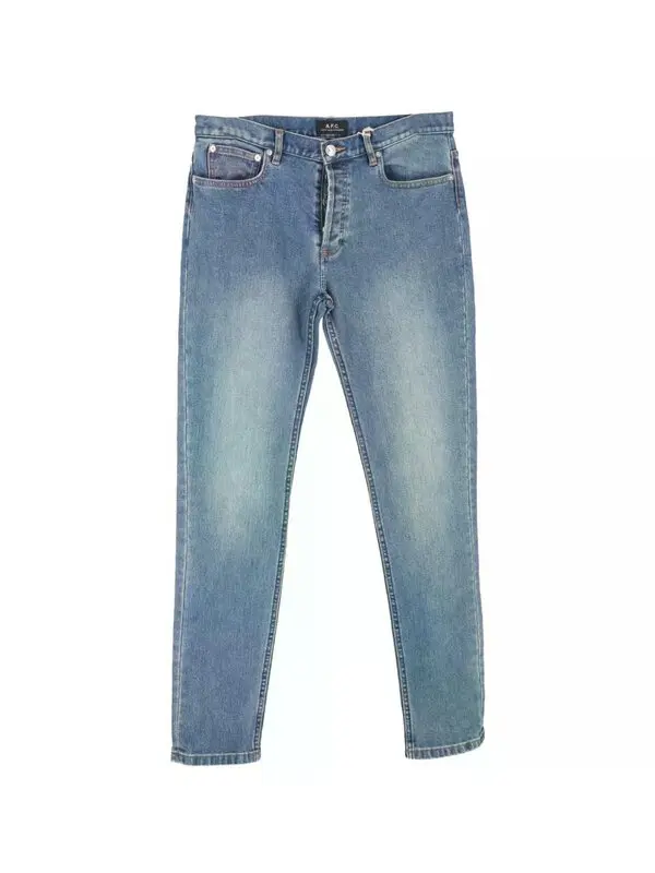 A.p.c. Slim-fit Denim Trousers - Blue