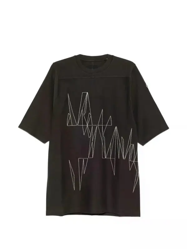 Moncler Jumbo Knit Graphic T-shirt - Brown