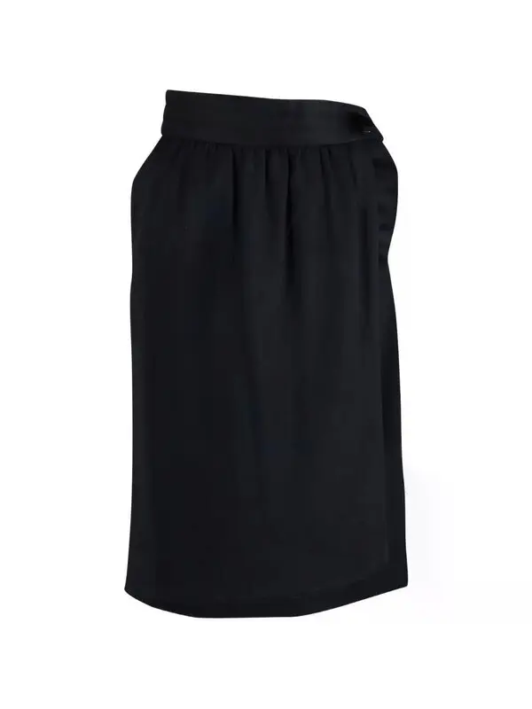Escada Wrap Midi Skirt