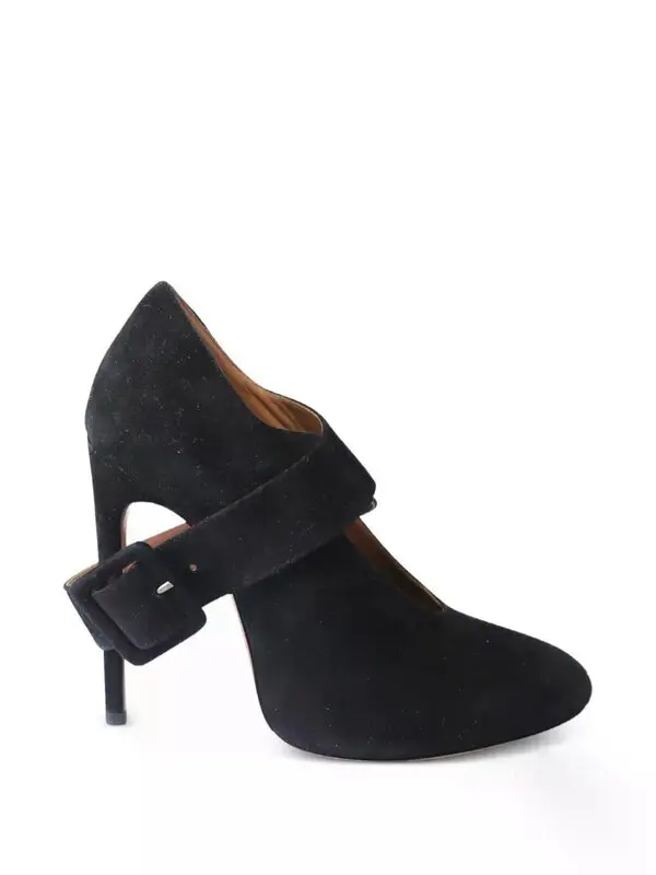 Alaïa Cross-strap Suede Pumps