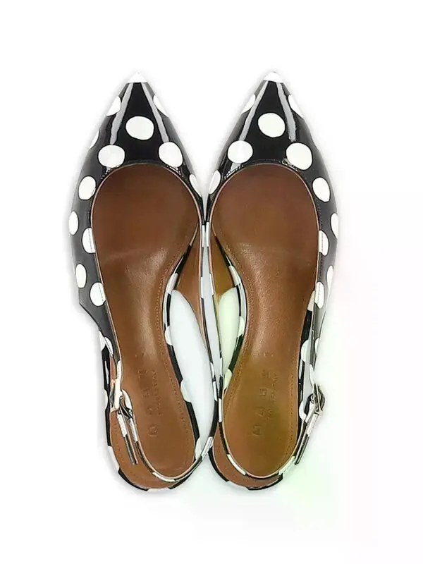 Marni Polka-dot Slingback Pumps