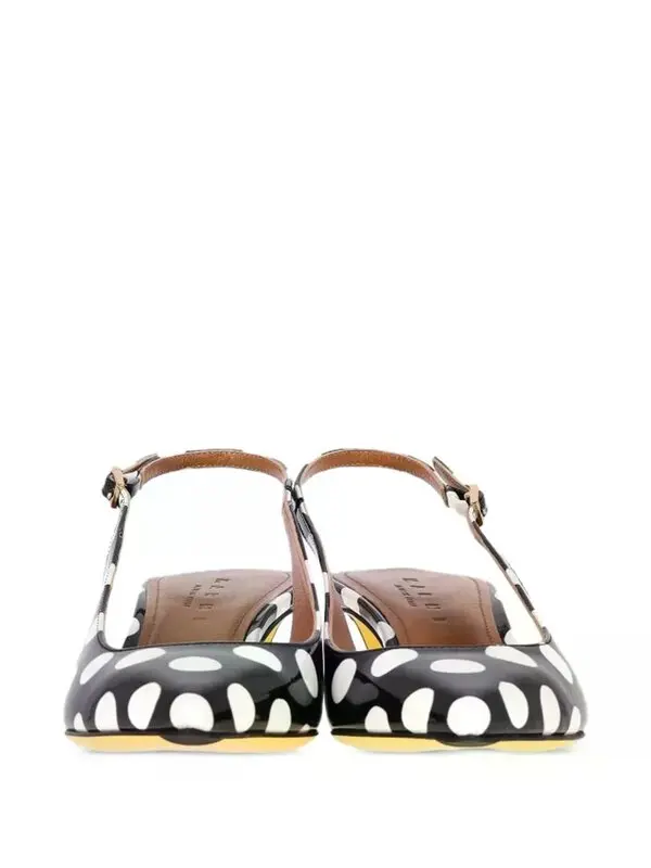 Marni Polka-dot Slingback Pumps