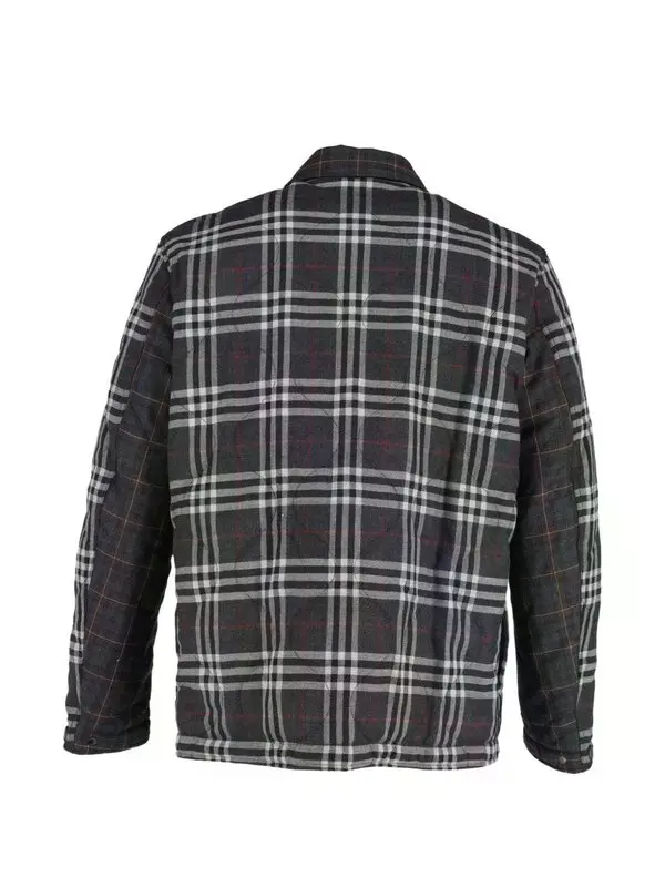 Burberry Virgin Wool Checked Overshirt