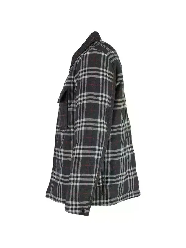 Burberry Virgin Wool Checked Overshirt