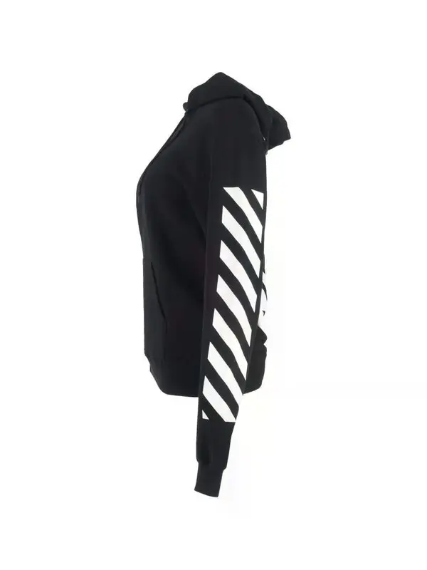 Off-White Diag Arrow Slim Hoodie - Black