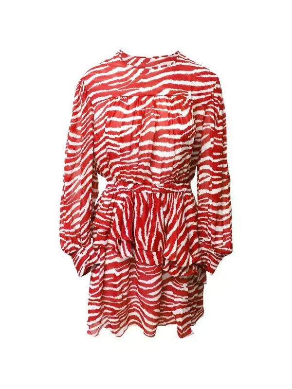 ISABEL MARANT VINTAGE Zebra-print Mini Dress