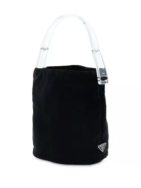 Prada Tessuto Acrylic Handle Bag Handbag