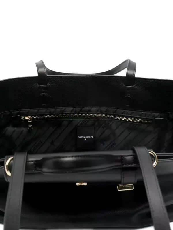 Patrizia Pepe Tote Bag With Logo Appliqu