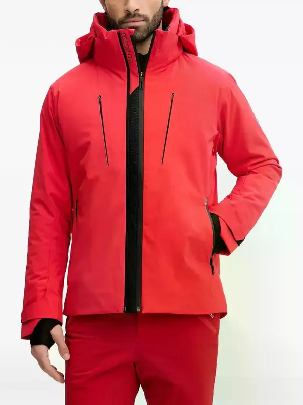 DESCENTE Hooded Zip Ski Jacket