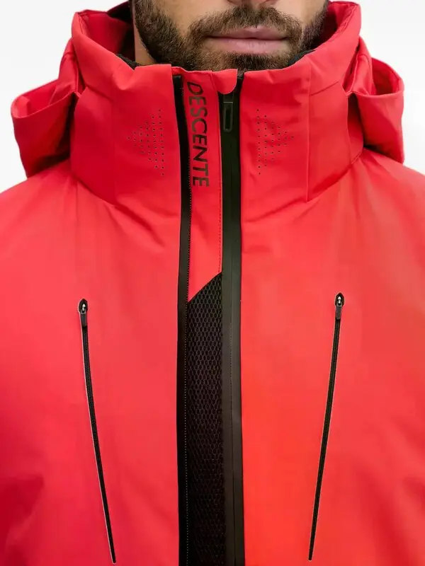 DESCENTE Hooded Zip Ski Jacket