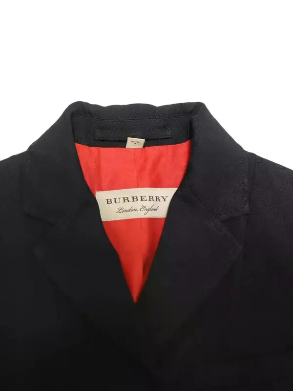 Burberry Fitted Wool Blazer