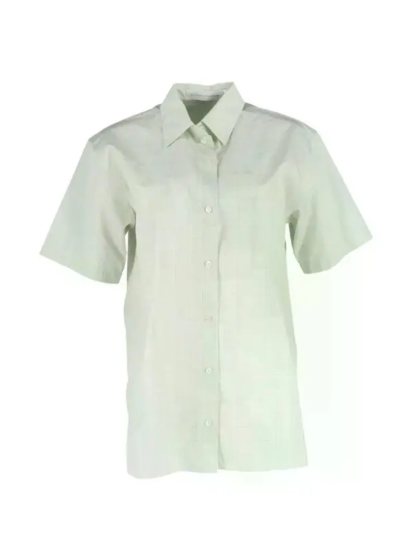 Victoria Beckham Short-sleeve Checked Shirt
