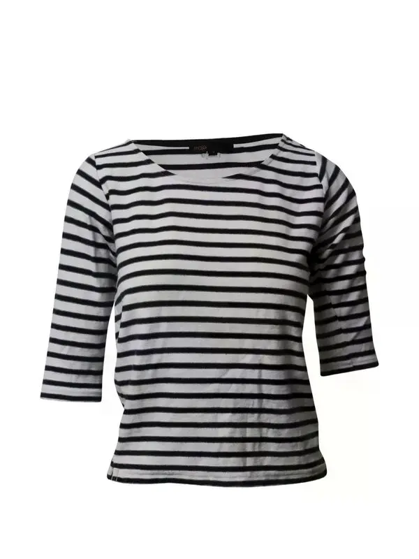Maje Breton Stripe Cotton Top