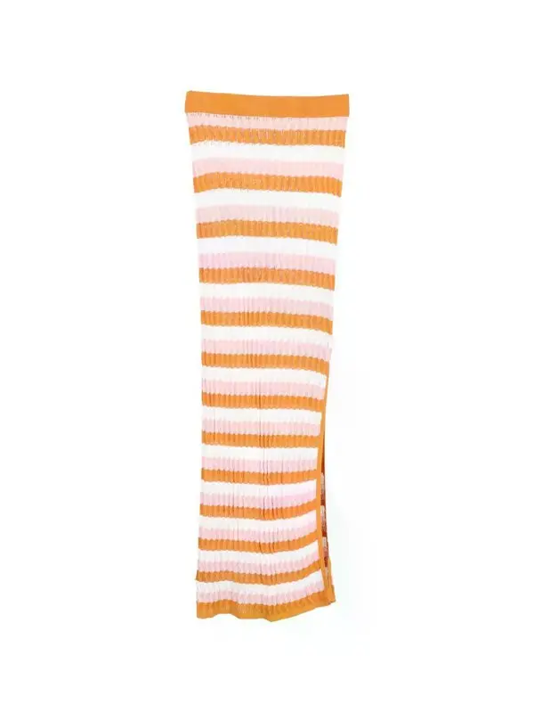 Dodo Bar Or Striped Knitted Maxi Skirt