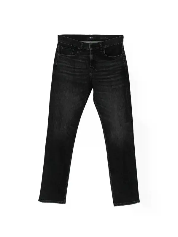 7 For All Mankind Slim Fit Jeans - Black