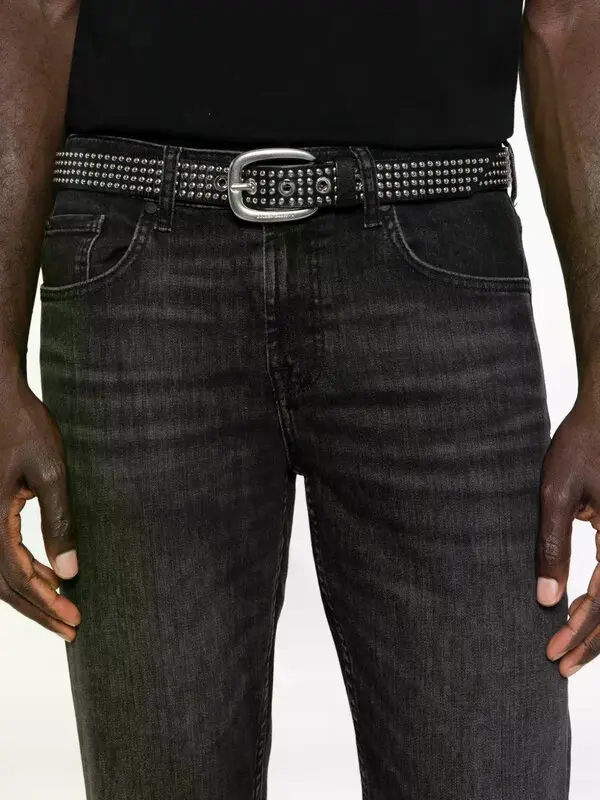 7 For All Mankind Slim Fit Jeans - Black