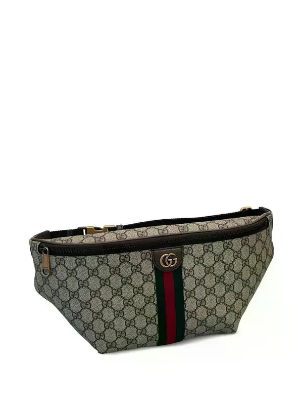 Gucci Gg Supreme Canvas Belt Bag - Neutrals