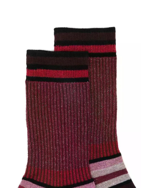 ALTO MILANO Striped Socks