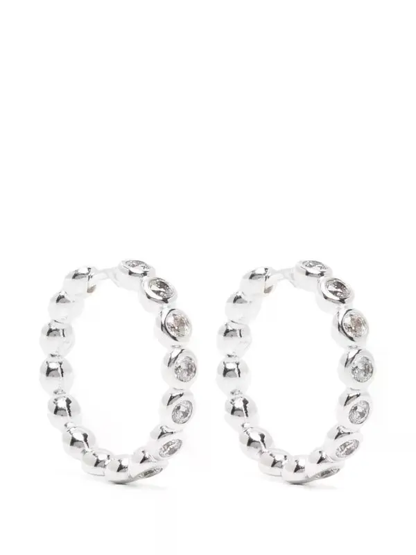 MISSOMA Tennis Classic Hoop Earrings - Silver