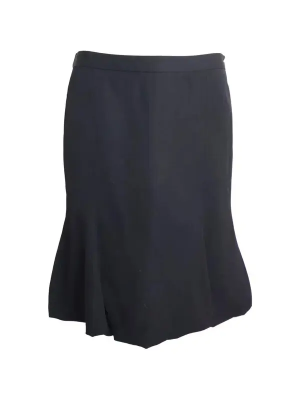 Moschino Side-zip Wool Skirt