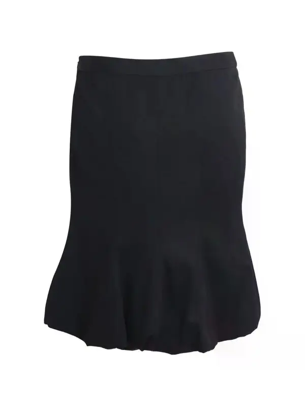 Moschino Side-zip Wool Skirt
