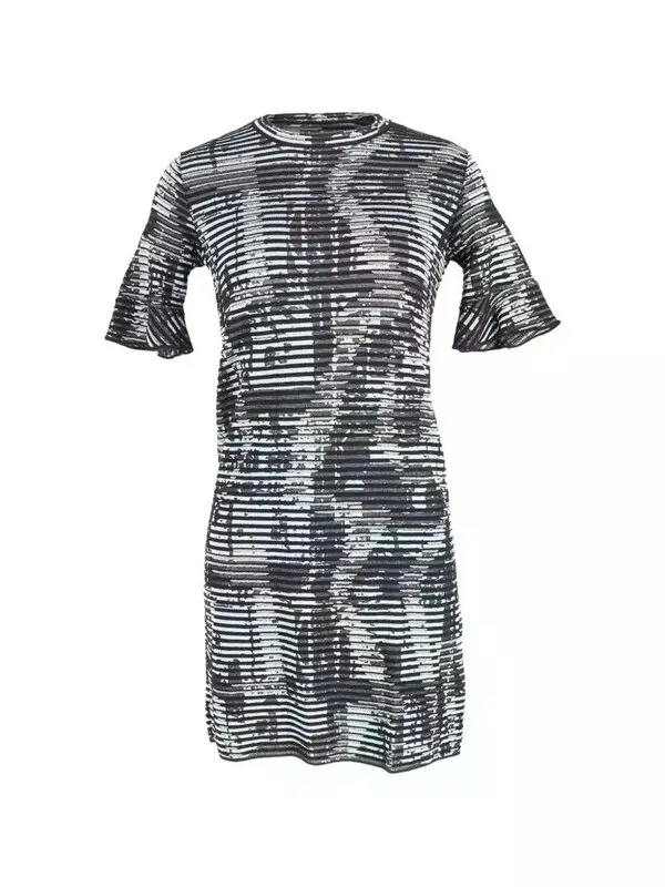 Missoni Printed Round-neck Mini Dress