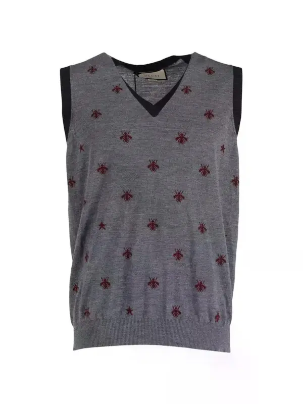 Gucci Bee And Star V-neck Vest