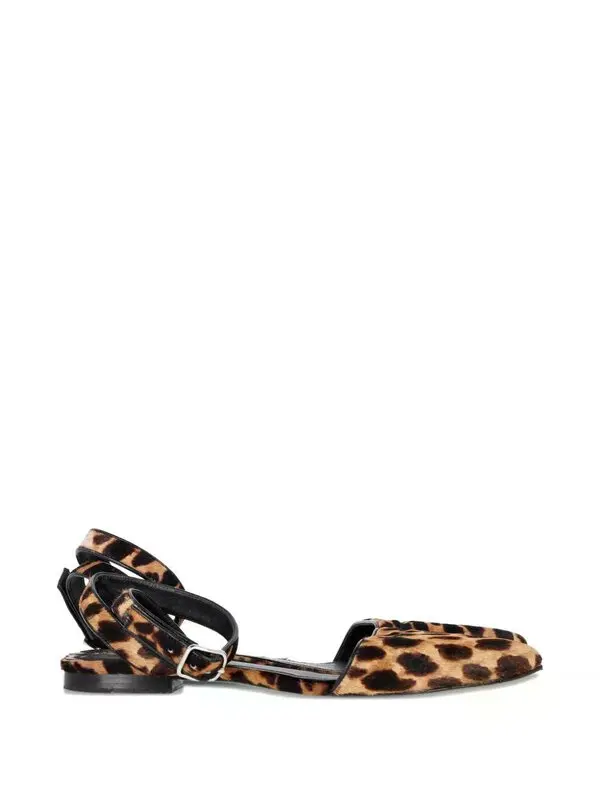 ALEXANDER WANG Leopard Print Ballet Flats - Brown