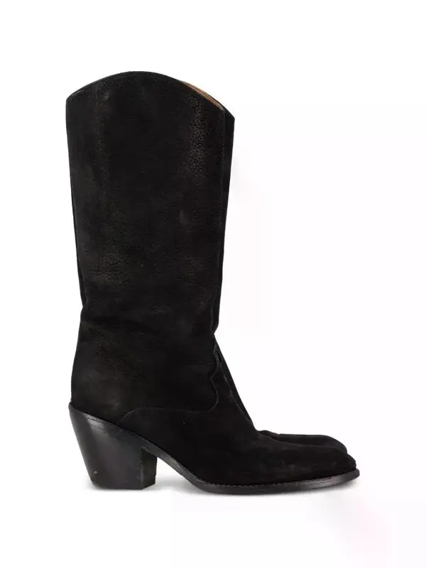 Chloé Western Leather Cowboy Boots