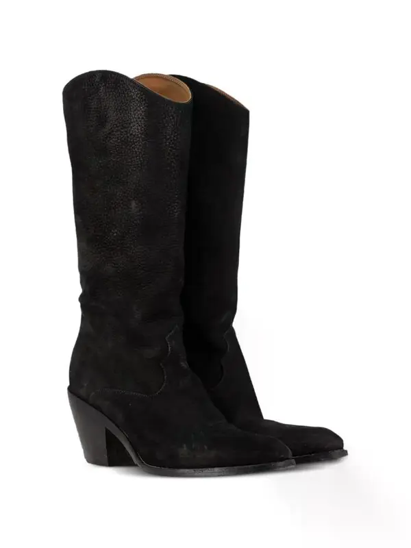 Chloé Western Leather Cowboy Boots