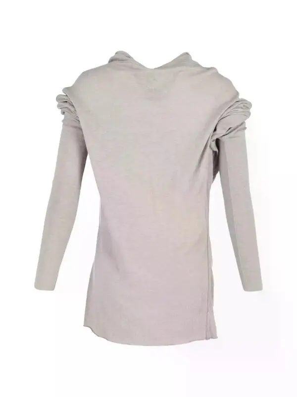 Rick Owens Draped Cowl-neck Top