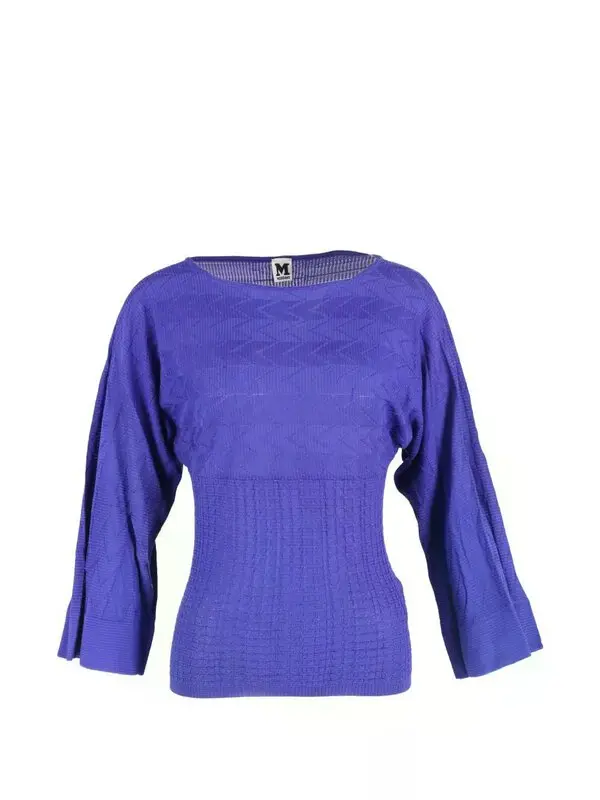 Missoni Panelled Knitted Top