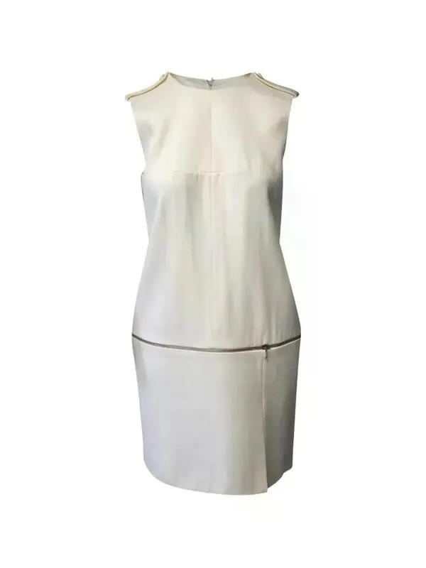 Alexander McQueen Sleeveless Dress With Zipper Detail
