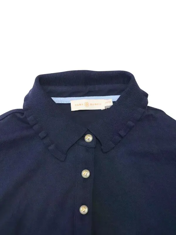 Tory Burch Ruffled-collar Polo Shirt