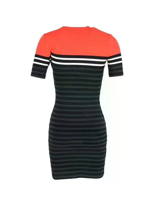 Alexander Wang Striped T-Shirt Dress - Black | Editorialist