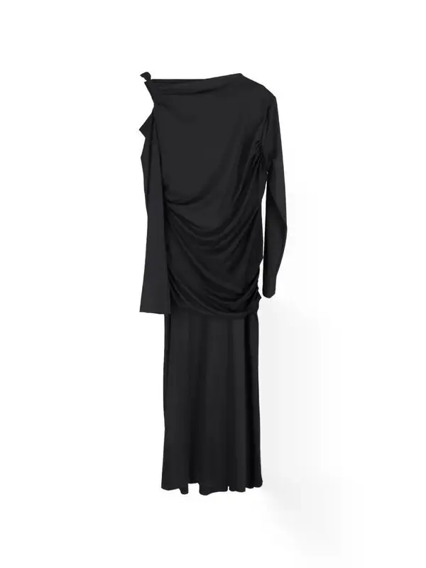 Victoria Beckham Ruched-detail Midi Dress
