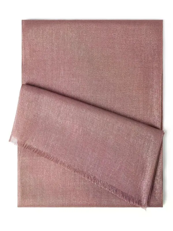 Brunello Cucinelli Sparkling Scarf - Pink
