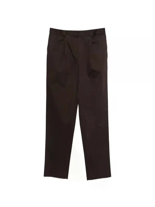 Agnona Pleated Trousers - Brown